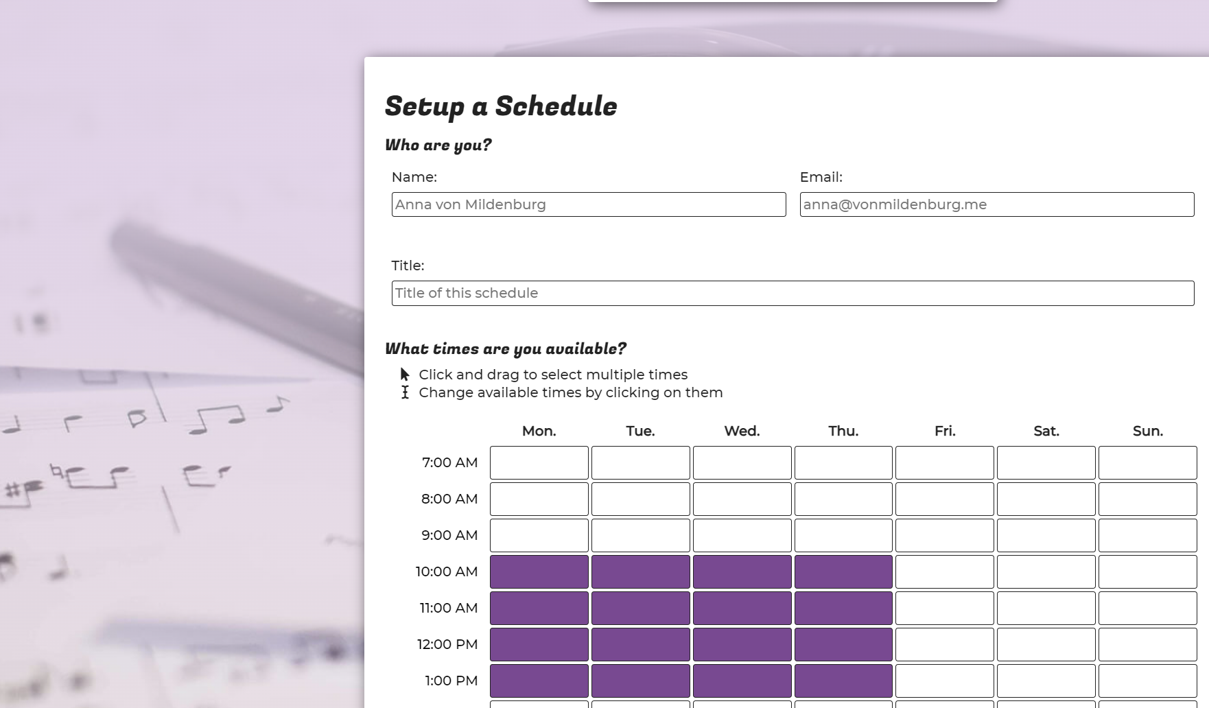 The Lesson Scheduler: Teach More, Schedule Less